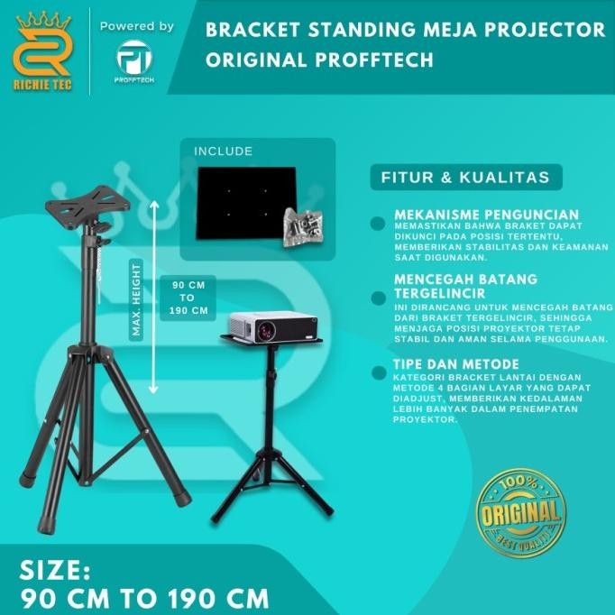 Jual Profftech Bracket Standing Proyektor / Bracket Projector / Bracket ...