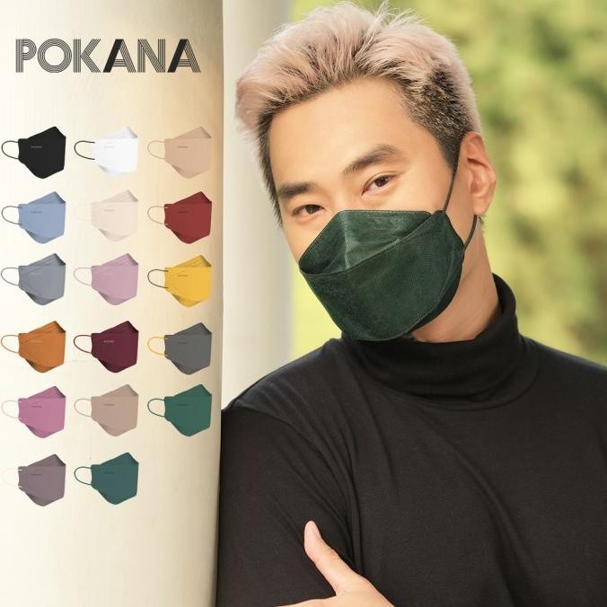 Jual POKANA 4D KF94 EARLOOP MEDICAL FACE MASK - BOX ISI 12 PCS ( COLOR ...
