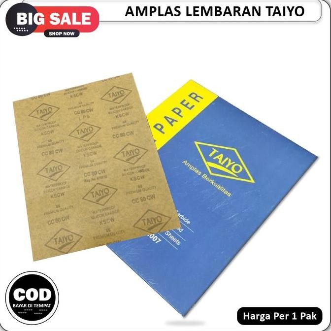 Jual Amplas Duco Taiyo Per Pack 100 Lembar Sandpaper Waterproof Kertas ...