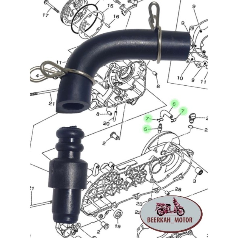 Jual Selang Nepel clip untuk Hawa CVT | Shopee Indonesia