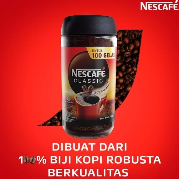 Jual Murah Nescafe Classic Kopi Bubuk 200Gr Jar Botol | Shopee Indonesia