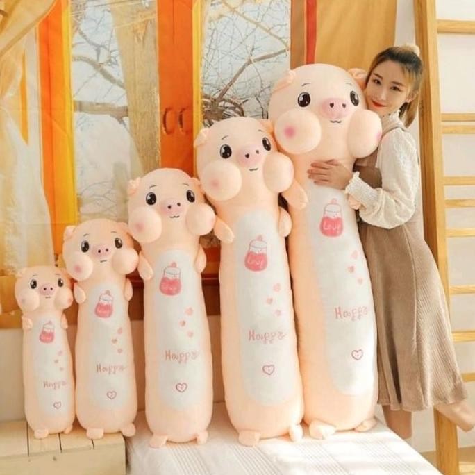 Jual Guling Boneka Babi Ukuran -/+60Cm Mimi The Little Pig Boneka ...