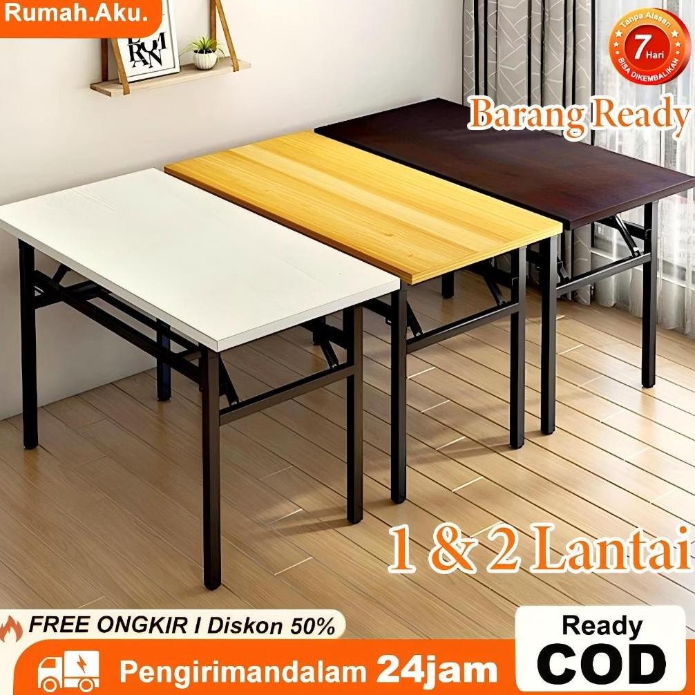 Jual MEJA LIPAT PORTABLE MEJA BELAJAR BESI MEJA KOMPUTER MEJA MAKAN MEJA KANTOR MEJA KAYU MEJA ...