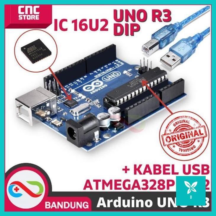 Jual | CNS | ARDUINO UNO R3 ATMEGA328P ATMEGA 16U2 COMPATIBLE BOARD + USB CABLE | Shopee Indonesia
