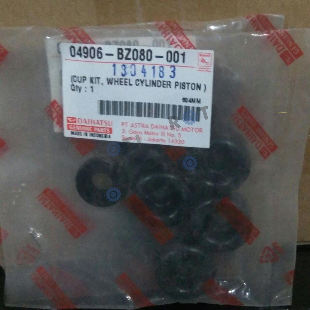 Jual CUP KIT WHEEL CYLINDER PISTON BELAKANG AYLA DAIHATSU 04906-BZ080 ...