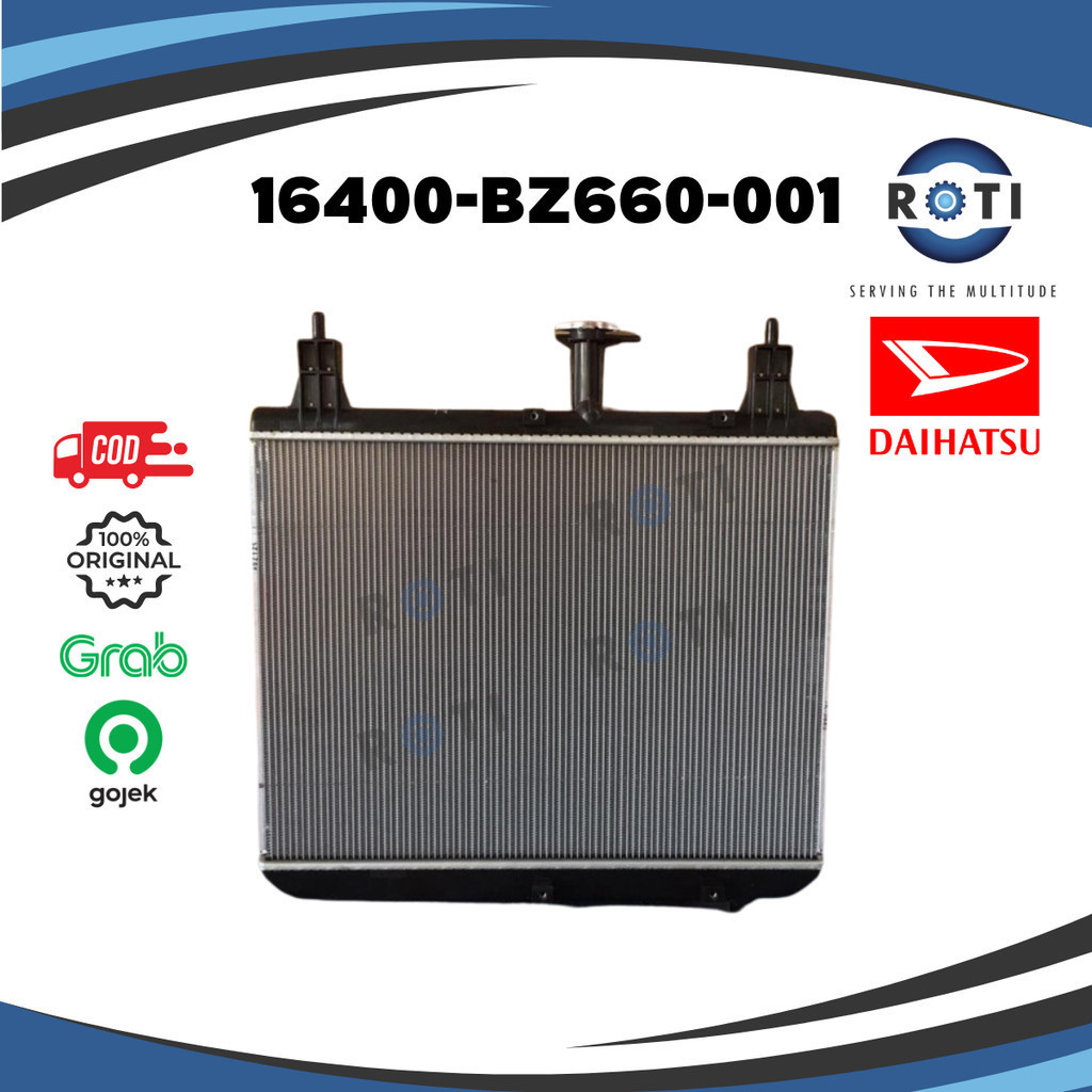 Jual DAIHATSU RADIATOR GRAND NEW XENIA 1.0cc MANUAL 16400-BZ660-001 ...