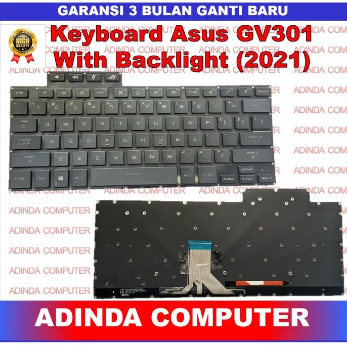 Jual Keyboard Asus Rog Flow X13 Gv301 Gv301Qeu Gv301Qv Gv301R Backlight ...