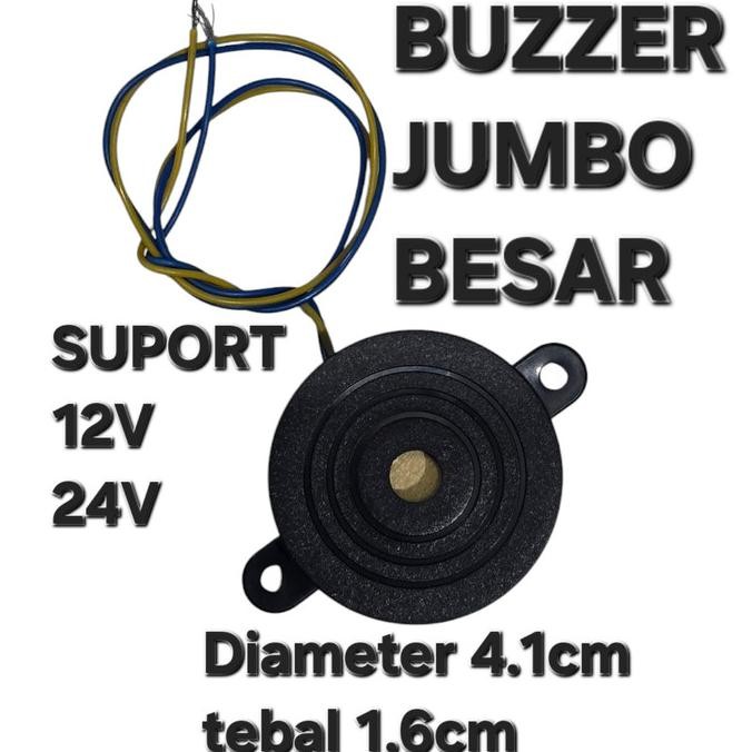 Jual Baru ( BUZER 12V BESAR ) BUZZER 12 V Volt DC sensor parkir ...