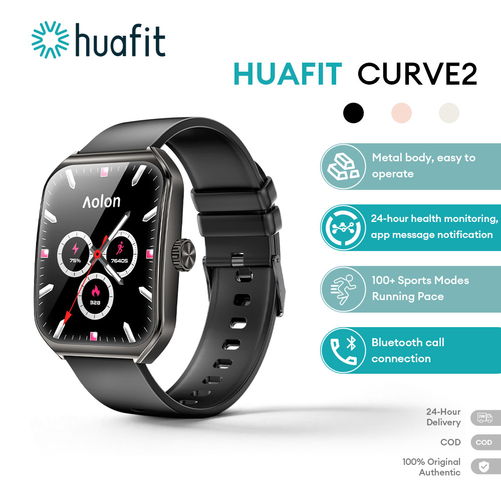 Jual Aolon Curve2 Smartwatch Original Bluetooth Call Jam Tangan Pria ...