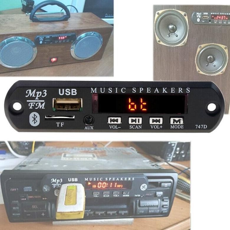 Jual MODUL MP3 BLUETOOTH RADIO FM PEMUTAR LAGU USB/SD 12V ORIGINAL ...