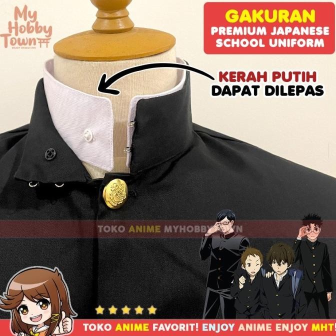 Jual new !!! Blazer Gakuran Anime Seragam Sekolah Jepang Japanese ...