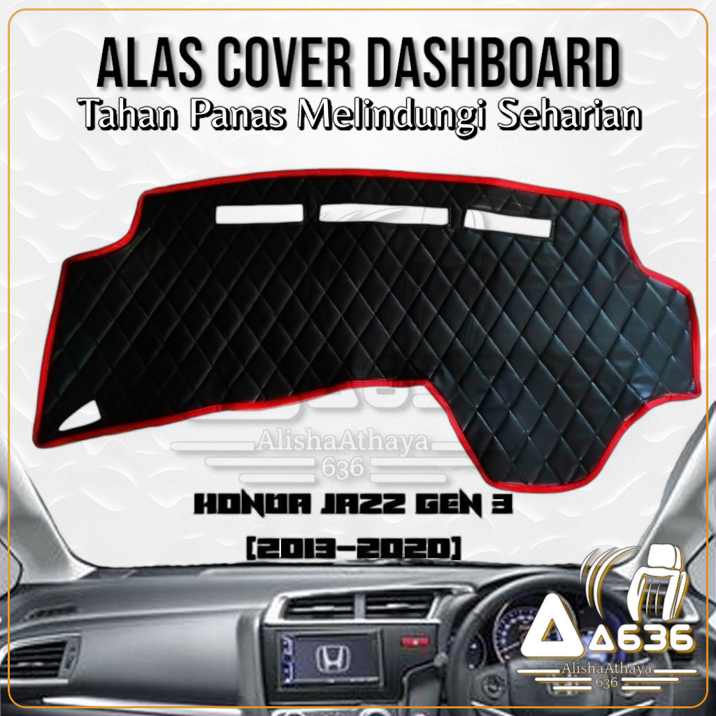 Jual Alas / Cover Dashboard Kulit Sintetis Honda Jazz Gen 3 (2014-2021 ...