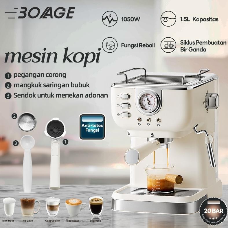Jual Espresso Machine Coffee /Mesin Kopi Espresso 2 in 1 Coffee Maker/Espresso Listrik/ferratti ...