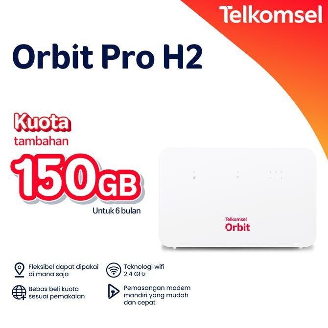 Jual Orbit Pro H2 Modem WiFi 4G High Speed Bonus Data | Shopee Indonesia