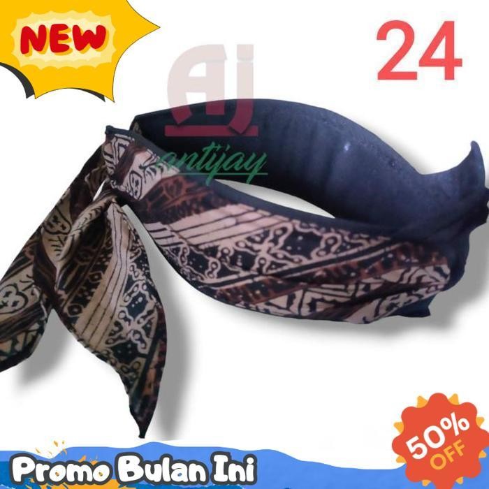 Jual Promo Topi Blangkon Iket Sunda Udeng Jawa Motif Batik Prodo Merah ...