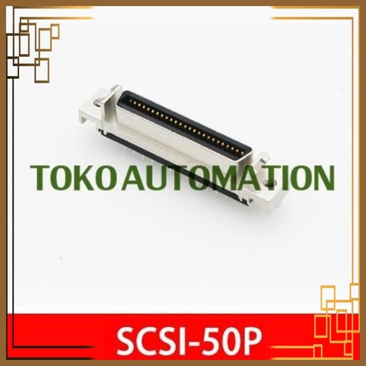 Jual [TAM] SCSI 50 PIN FEMALE VERTICAL PCB CONNECTOR 50P SOLDER ...