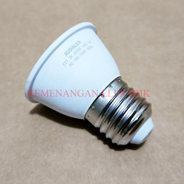 Jual Audalux Lampu Led E27 3 Watt 220V / Lampu Halogen Sorot Mangkok ...