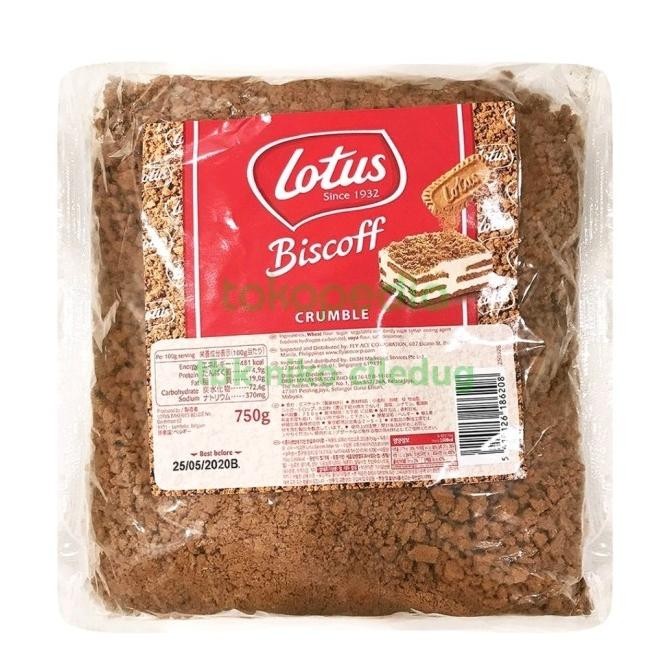 Jual lotus biscoff crumble 750 gr khusus gojek dan grab | Shopee Indonesia