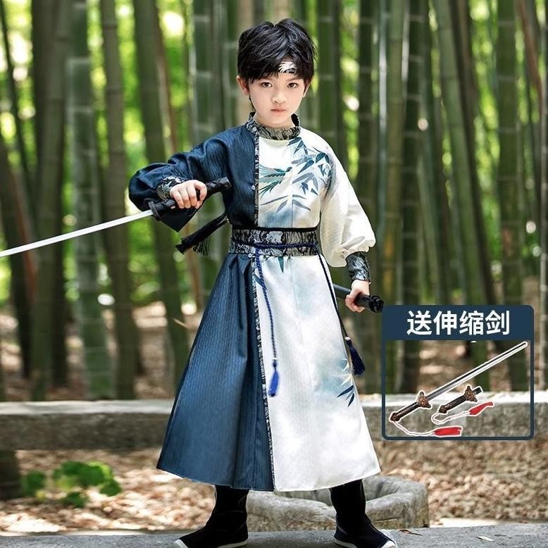 Jual New Boys' Hanfu, Song made Jinyiwei ancient costume, children's ...
