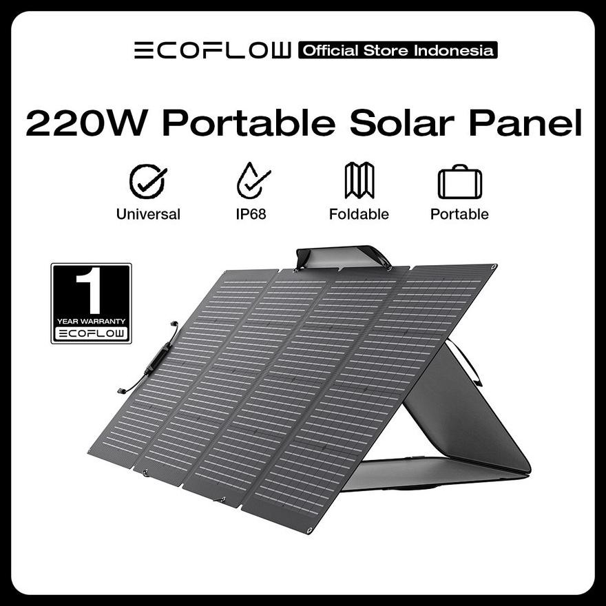 Jual WAGI EcoFlow NextGen 220W Bifacial Portable Solar Panel - Panel ...