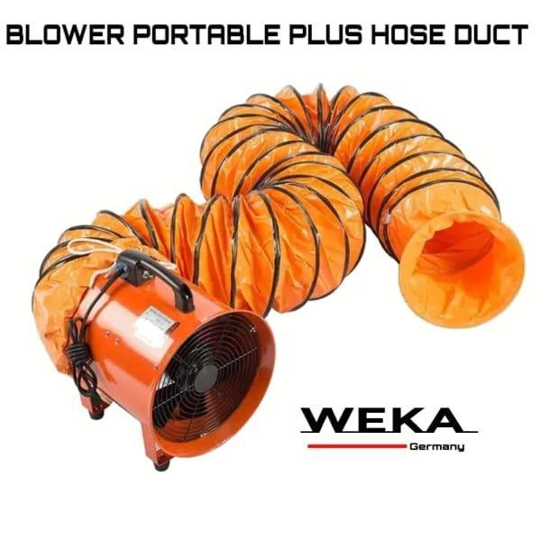 Jual Blower Portable Ventilator 12 Inch Plus Flexible Duct 10 M Weka ...