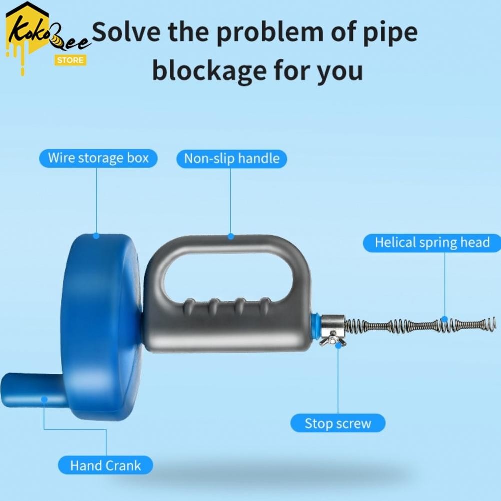 Jual PJ Pipe cleaner 10 meter - Auger drain pembersih saluran pipa ...