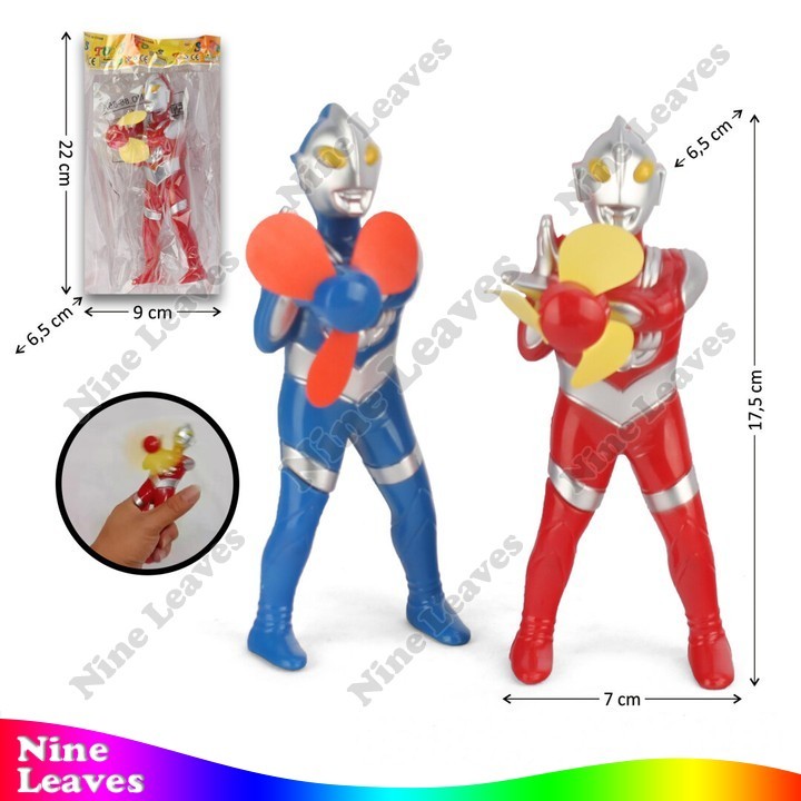 Jual Mainan Figure Ultraman 2 in 1 Kipas Angin Pencet Kipas Tangan ...