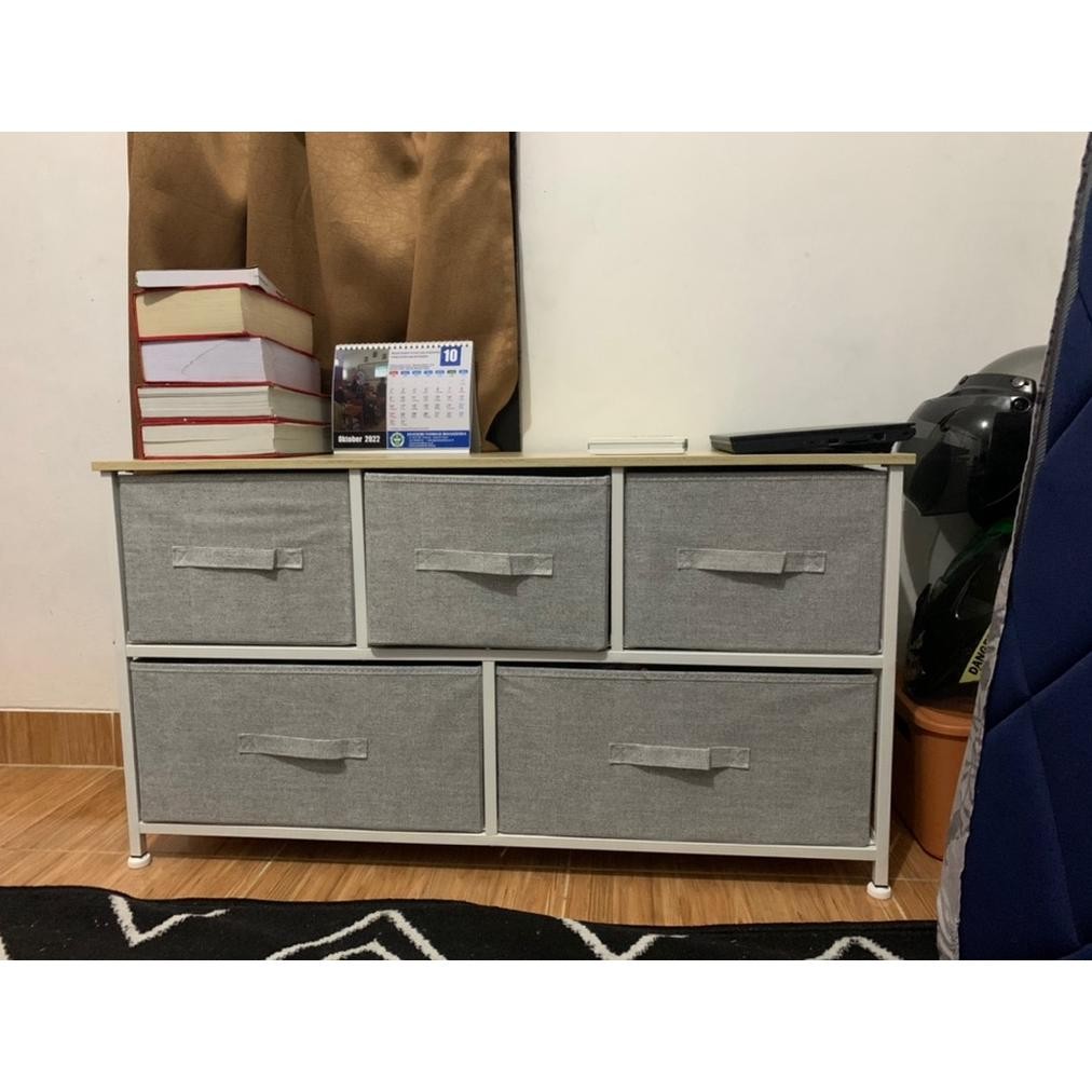 Jual GZ-1/5 Lemari Pakaian Portable Rak Serbaguna Organizer Tempat ...