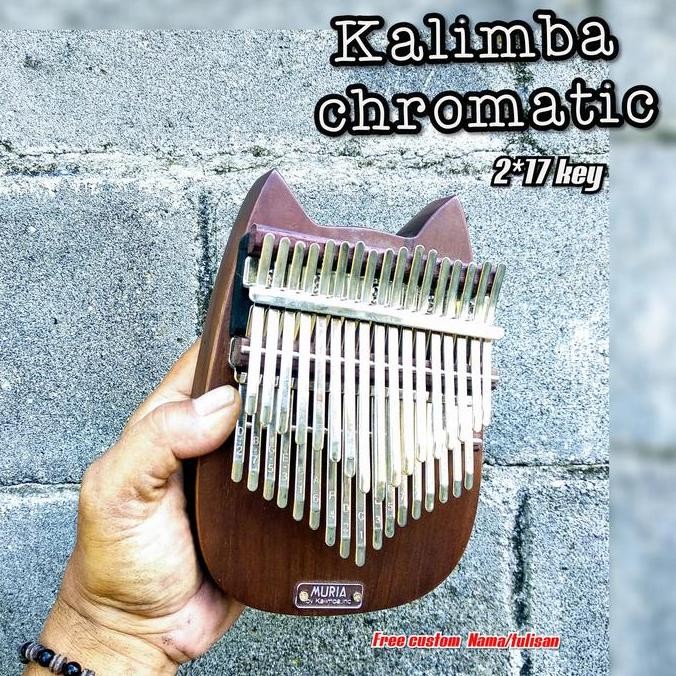 Jual KALIMBA 34 KEYS CHROMATIC ,KALIMBA DOUBLE LAYER/ROW,KALIMBA ...