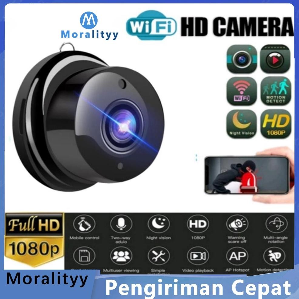Jual Mini IP CCTV V380Pro WIRRELES SMART WIFI 8MP FULL HD 1080P V380 ...