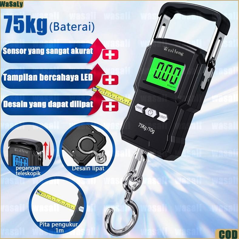 Jual NEW!!! NEW!!! Portable Timbangan Digital Kisaran 75 Kg / Layar ...