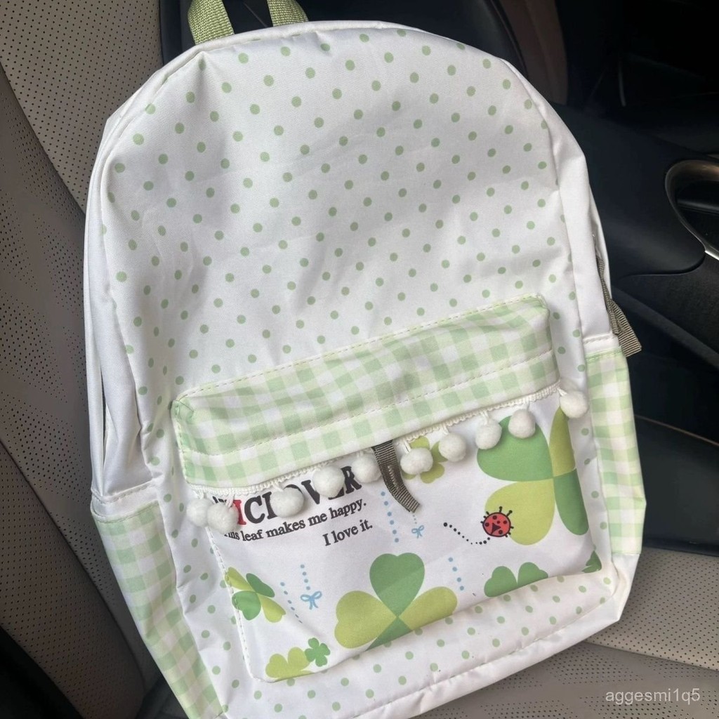 Jual Tas Ransel Backpack Polkadot Semanggi Lucu/Tas Sekolah Jepang ...