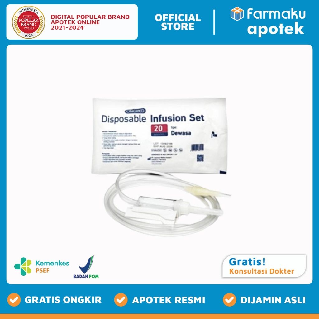 Jual Onemed Infus Set Dewasa1 Pcs - BIN | Shopee Indonesia