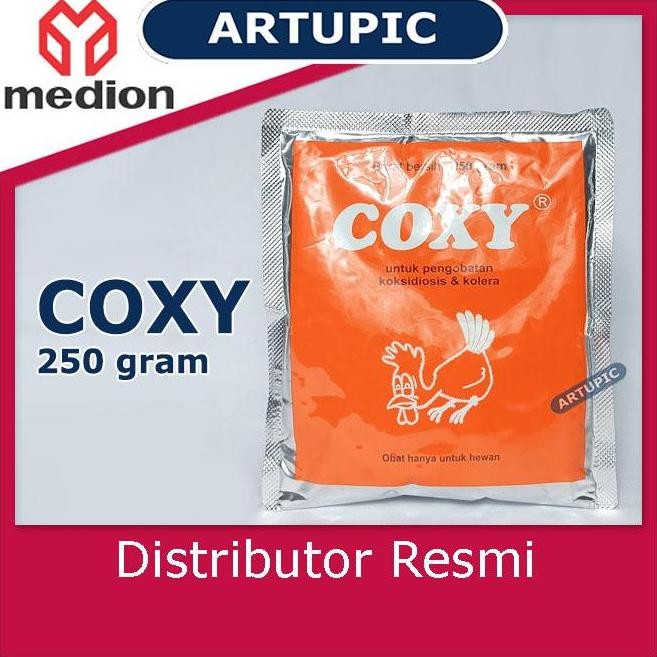 Jual Coxy 250 gram Obat Koksi Bakteri Berak Darah Merah Hijau Kolera ...