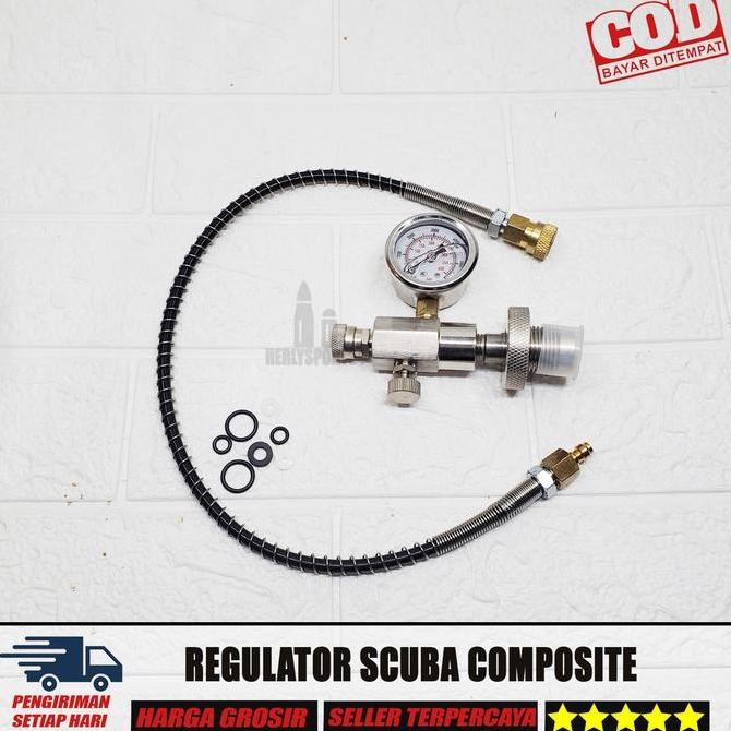 Jual NEW Regulator Scuba Composite Alat Pengisian Angin Tabung Scuba ...