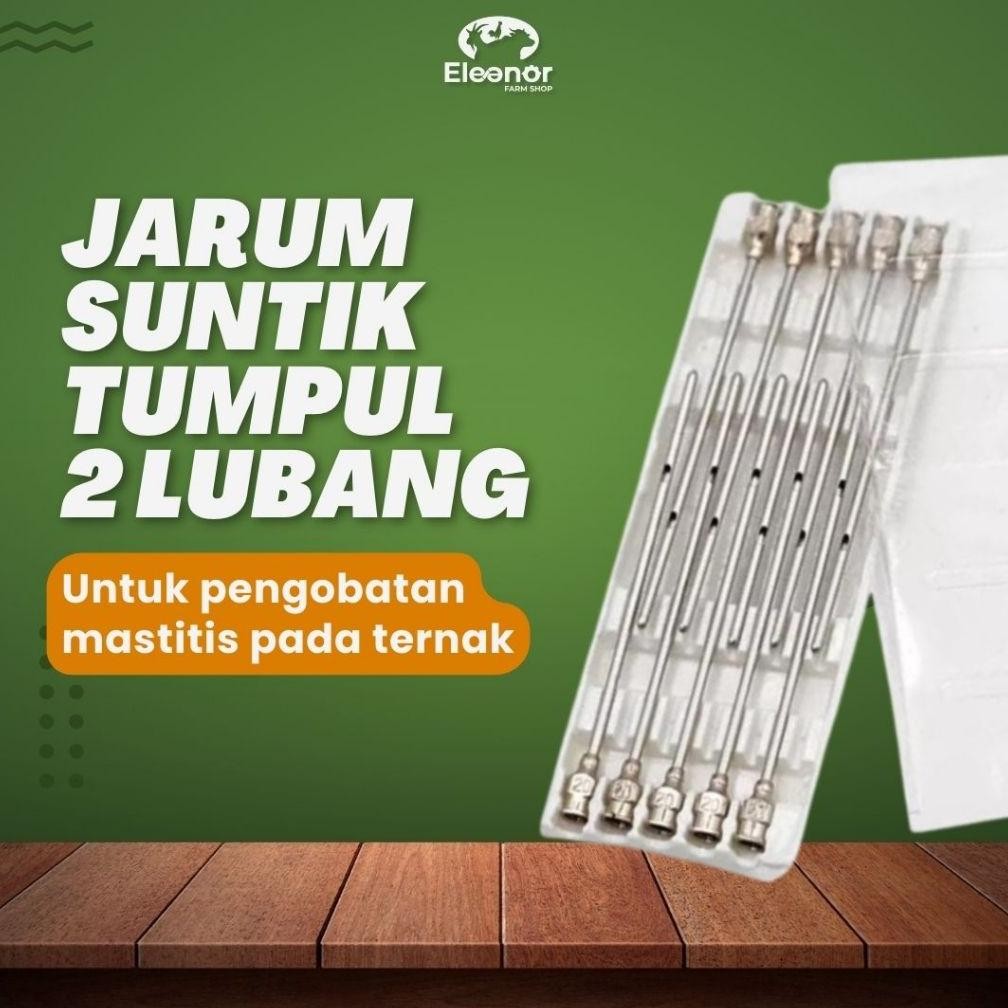 Jual Jarum Mastitis Jarum Suntik Tumpul Reusable Pengobatan Mastitis ...