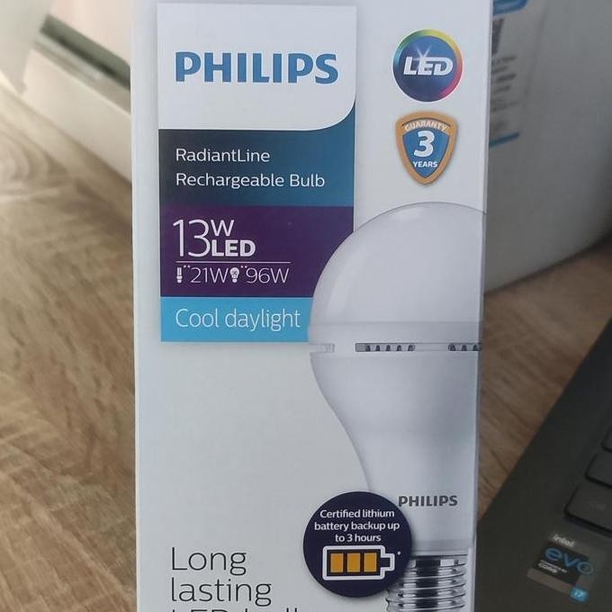 Jual Lampu Philips Led Radiantline Emergency 13 Watt Putih | Shopee Indonesia