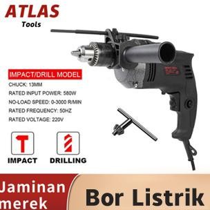 Jual NEW!!! ATLAS Tools Mesin bor listrik Bor listrik 13mm/10mm chuck ...