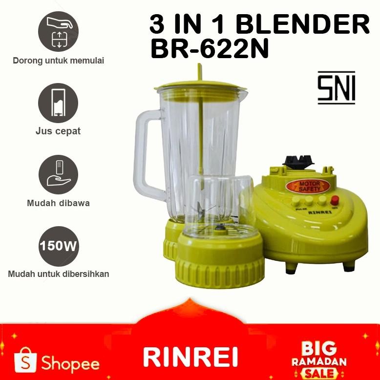 Jual COD BLENDER 4IN1 NATIONAL QUALITY BL - 3 PC PISAU STAINLESS ...