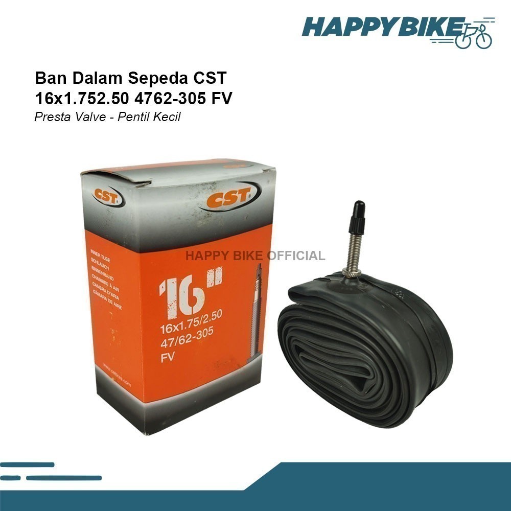 Jual CST Tube Ban Dalam Sepeda Lipat Kids Bike 16 x 1.75/2.50 40mm FV | Shopee Indonesia