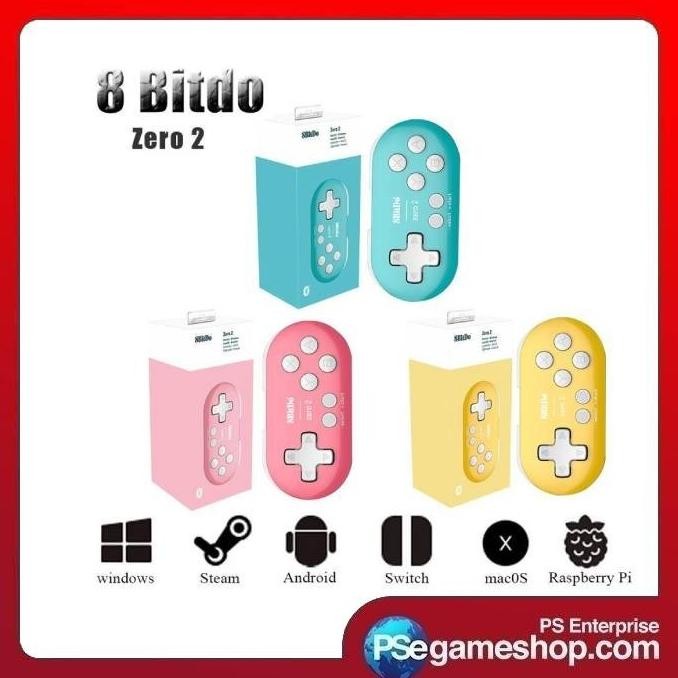 Jual 8Bitdo Zero 2 Mini Bluetooth Gamepad for Switch/Windows/Android ...