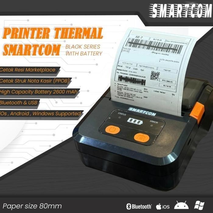 Jual Baru Smartcom ~ Printer Thermal Bluetooth 80Mm Cetak Resi Alamat ...