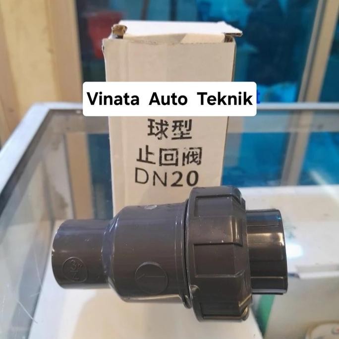 Jual Single Union Ball Check Valve Pvc 1" Inch Jis 10K Socket Dn 25 ...