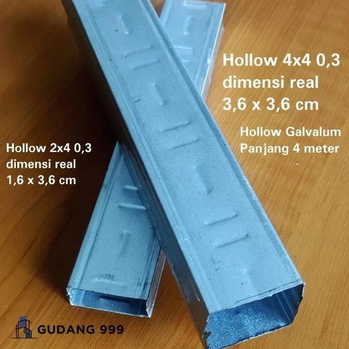 Jual HJK Hollow 4x4 0,3 mm DBH / Holo Gypsum fibersemen / Hollow Plafon ...
