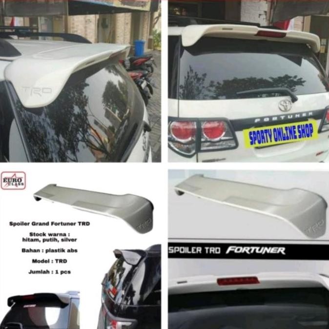 Jual Spoiler Sayap Mobil Fortuner Model Trd Car | Shopee Indonesia