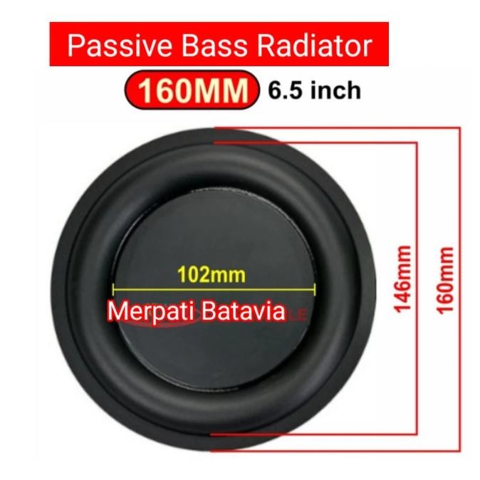 Jual Passive Bass Radiator 6,5 Inch Pbr 160Mm Pasif Subwoofer Box ...