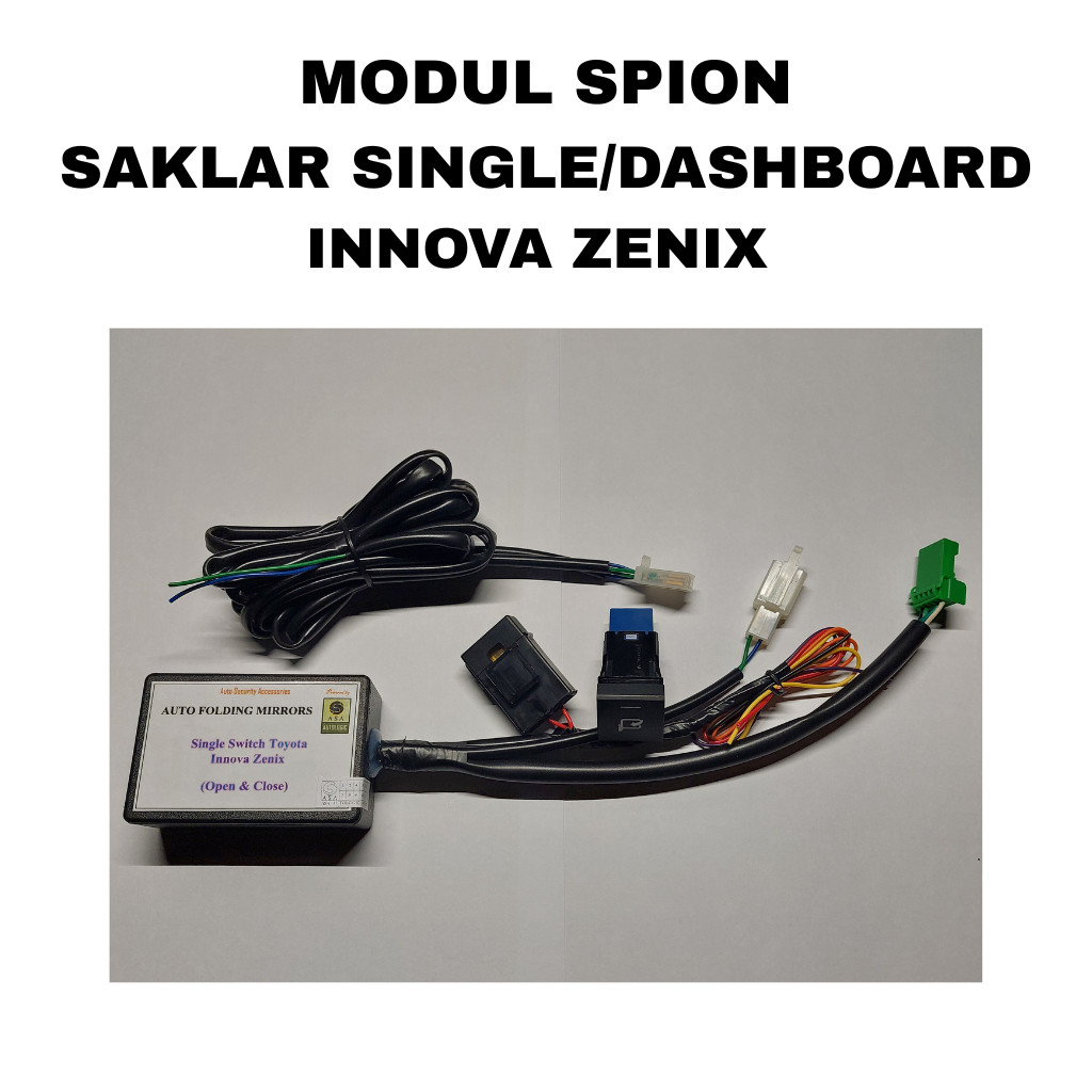 Jual MODUL SPION SAKLAR SINGLE/DASHBOARD INNOVA ZENIX+SAKLAR+KABEL SET ...
