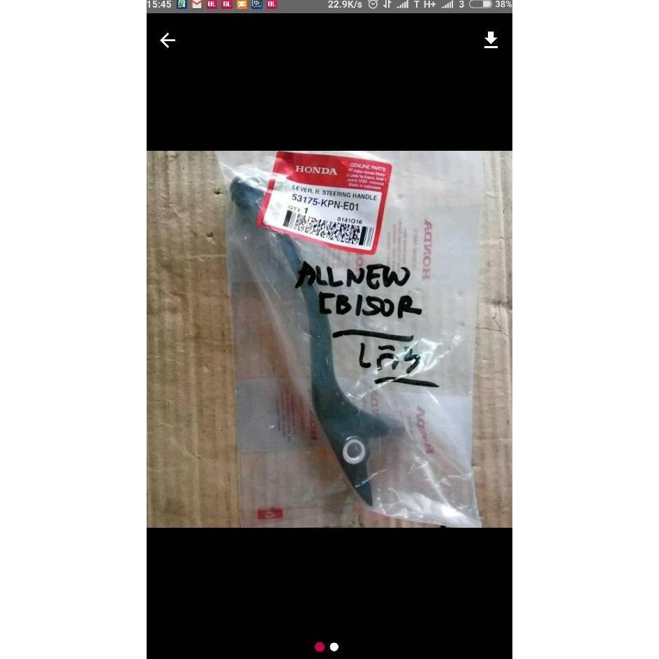 Jual Promo Handle / Handel kanan All New CB150R LED AHM (KPN) COD ...