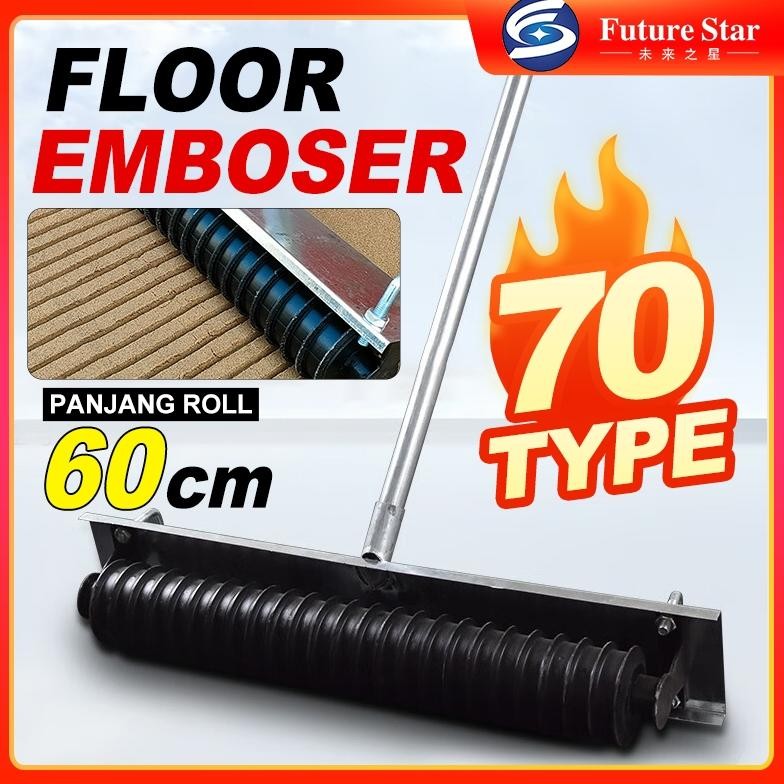 Jual Alat Garis Penggaris Jalan Beton 60 cm Floor Emboser Concrete ...