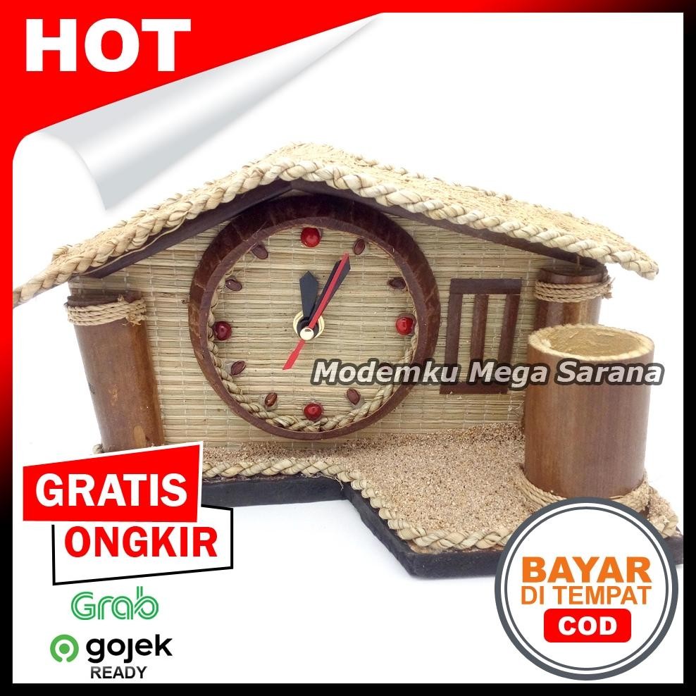 Jual Do86 Jam Meja Unik Etnik Natural - Jmu01 | Shopee Indonesia